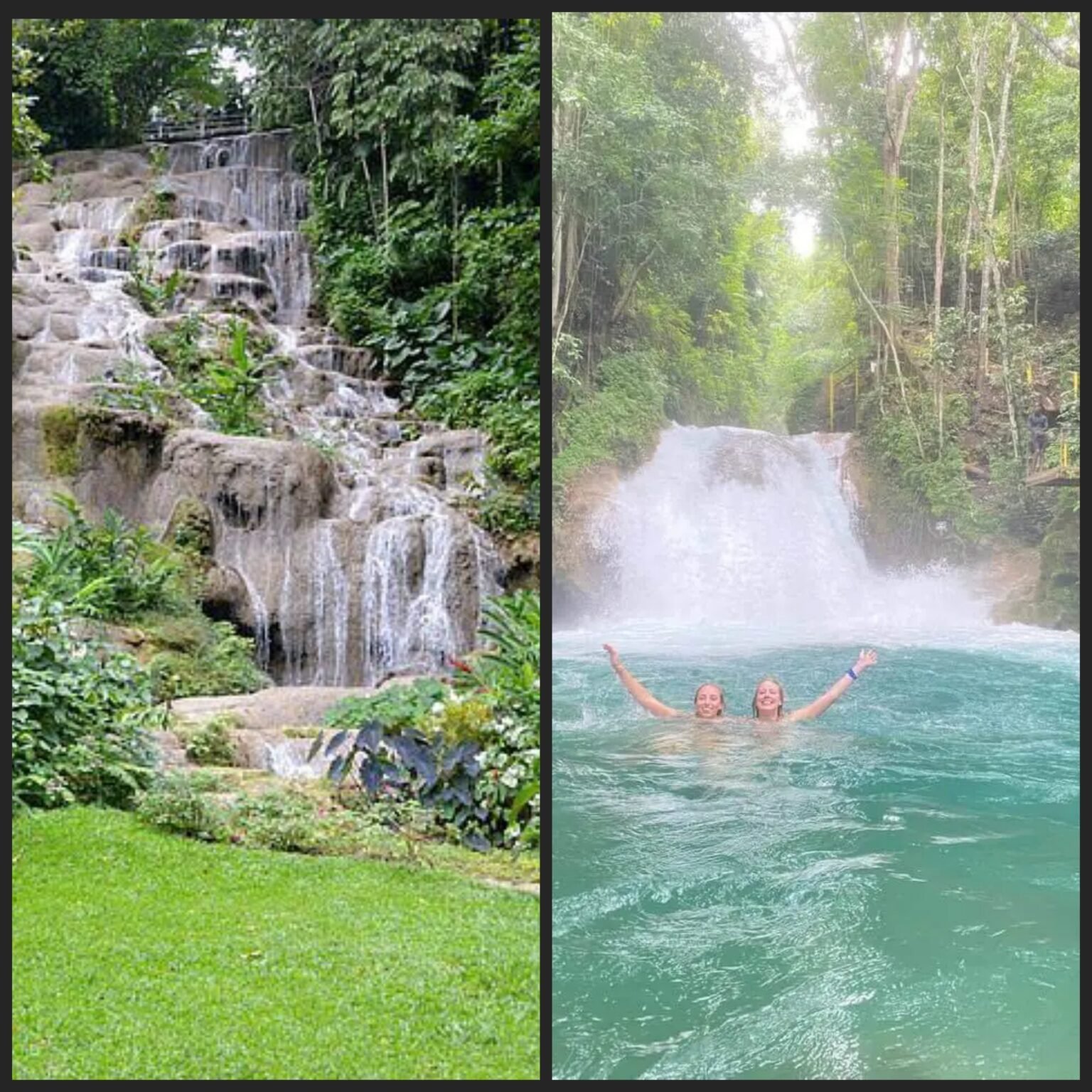 Blue Hole Secret Falls and Konoko Falls Combo Tour Package Ocho Rios ...